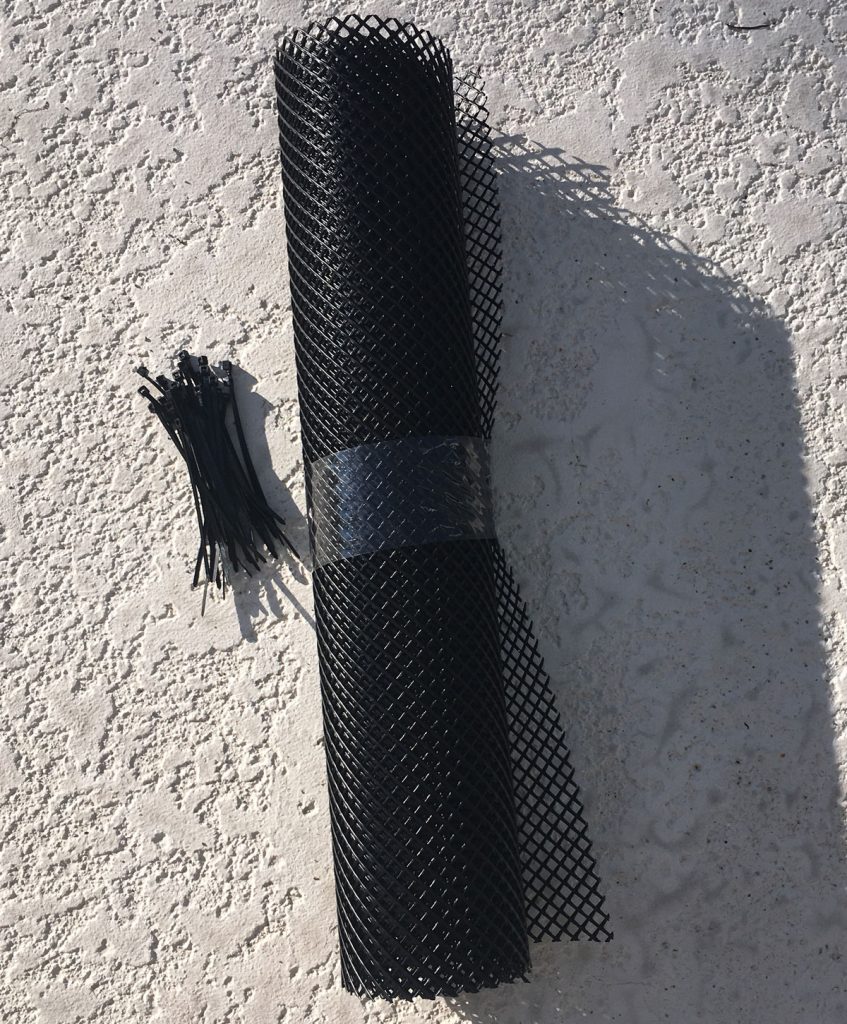 1/4″ Netting Patch w/Ties – Bait Baskets